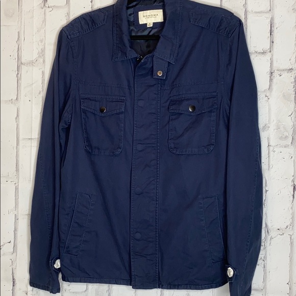 Sonoma | Jackets & Coats | Sonoma Navy Jacket Nwt | Poshmark